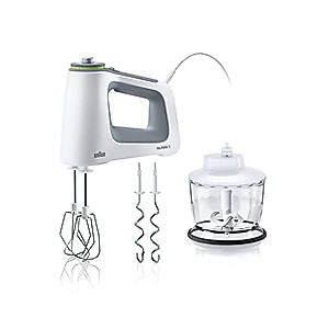 Braun HM5130WH MultiMix Hand Mixer, White