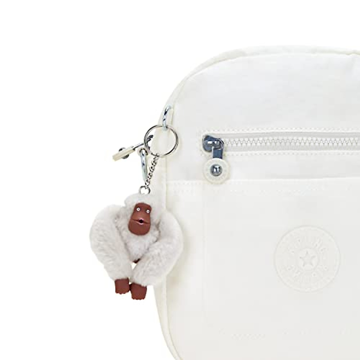 Kipling Maxx, Alabaster Tonal, 8''L x 9.5''H x 3''D
