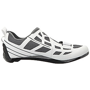 Pearl Izumi Women's W TRI Fly Select V6 Cycling Shoe, White/Shadow Grey, 36 EU/5.2 B US