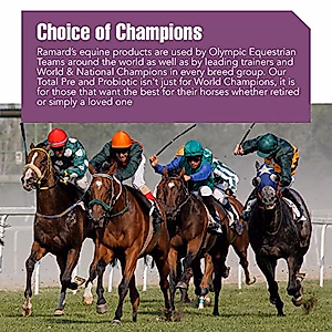 Ramard Total Horse Joint Care Supplements w/Glucosamine, Chondroitin, Chondroitin Sulfate, Vitamin C, & Hyaluronic Acid | Equine Treat & Supplements Supplies | Support for Joints & Tissue 1.12 lbs Jar