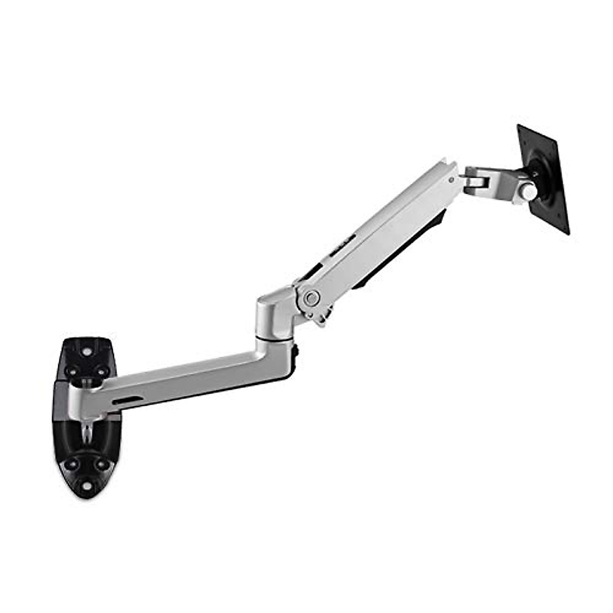 XSJ8012WT Aluminum Alloy Mechanical Spring Arm Wall Mount Laptop Holder Full Motion Laptop Mount Arm Monitor Holder Laptop Stand (Black)