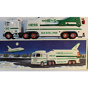 Hess 1999 Truck and Space Shuttle with Satellite