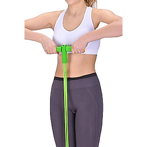 SMTD Home Resistance Band Muscle Workout Abdominal Training Equipment Gym Fitness Yoga Pilates Sports Exercise Bands Green