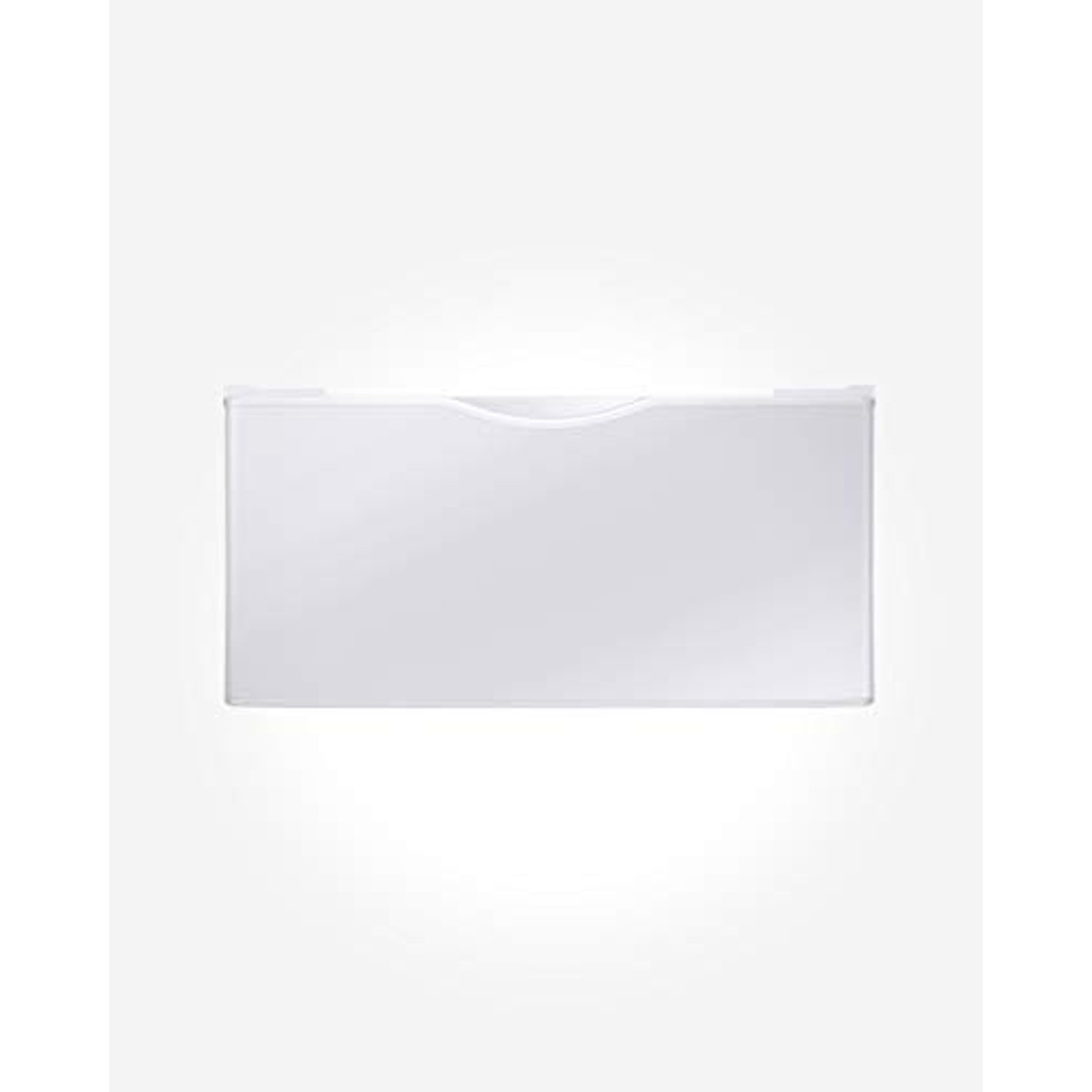 SAMSUNG 27-Inch Washer Dryer Pedestal Stand w/ Pull Out Laundry Storage Drawer, Stainless Steel, WE402NW/A3, White