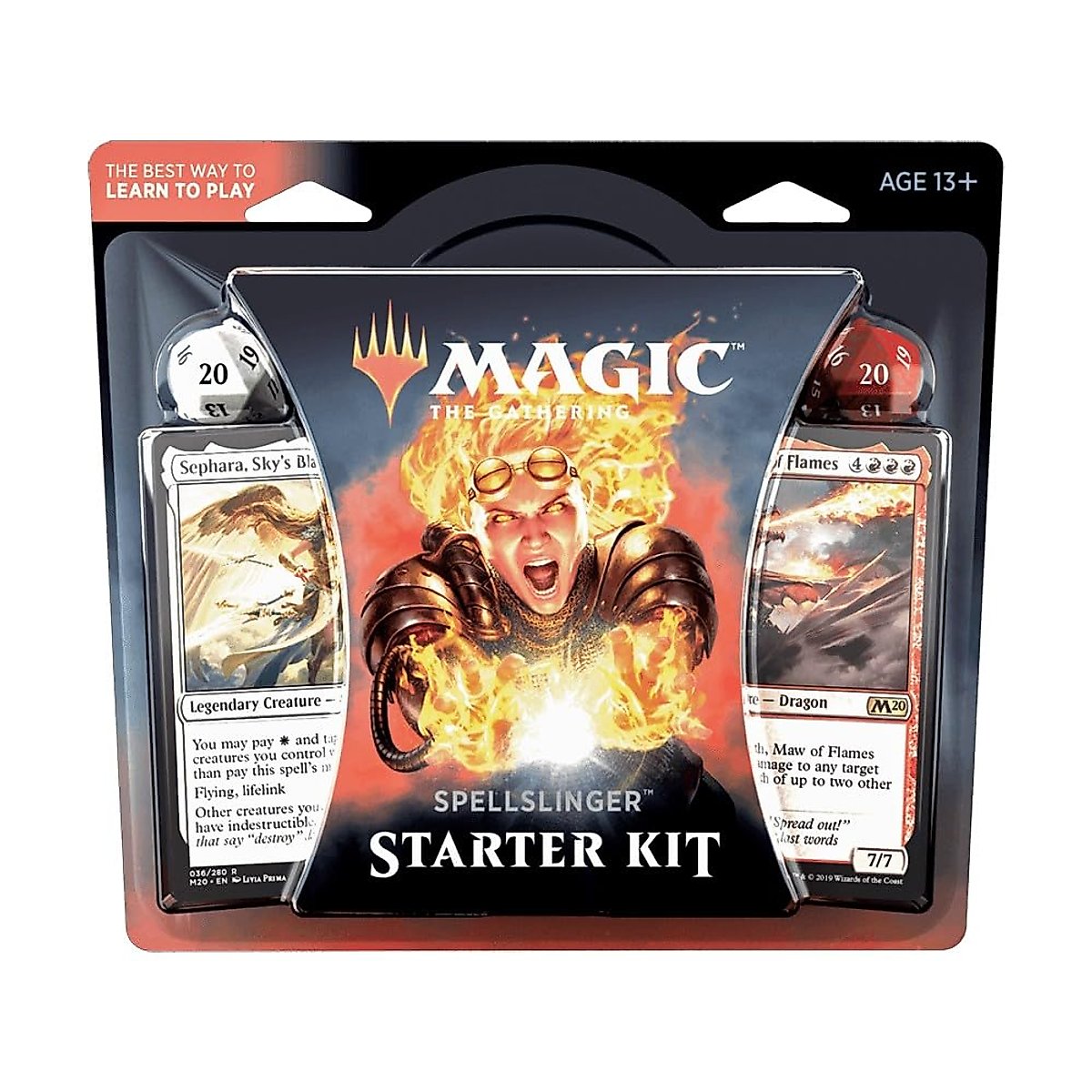 Magic: The Gathering Spellslinger Starter Kit Core Set 2020 (M20) | 2 Starter Decks | 2 Dice | 2 Learn to Play Guides