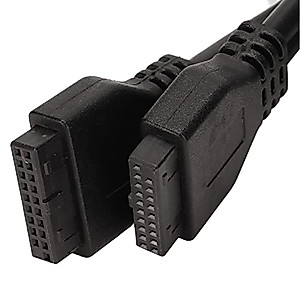 USB 3.0 Hub, 4 Ports Front Panel to Motherboard, 5.25In 5GBPS High Speed 19Pin Optical Drive Panel, Plug and Play, Compatible with Windows 11, 10, 8.1, 8, 7, for Vista, for XP, for PC Computer