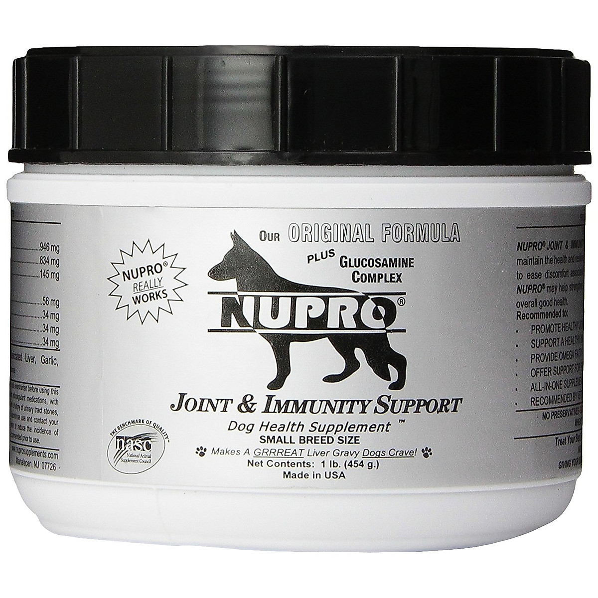 Nupro Joint and Immunity Support for Dogs, 1-Pound (Small Breed Size) 2 Pack