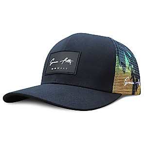 Grace Folly Trucker Hat for Men or Women- Many Cool Designs (Palm Beach)