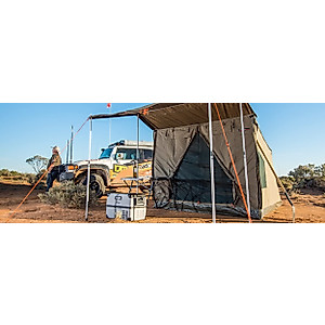 Oztent 30 Second Expedition 4-5 Person Tent (45 Lb) 8 ft(W) x 8 ft(D) x 6.6ft(H) + 6.6ft(Awning)