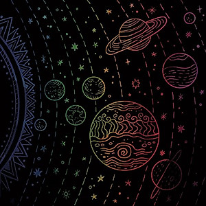 Super Scratch Art Pads: Solar System