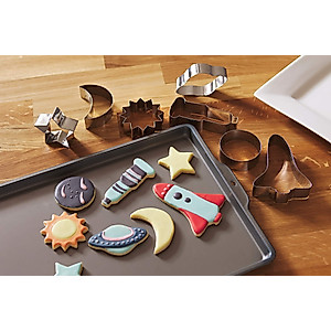 Fox Run Science Cookie Cutter Set, Astronomy Cookie Cutters, Set of 7