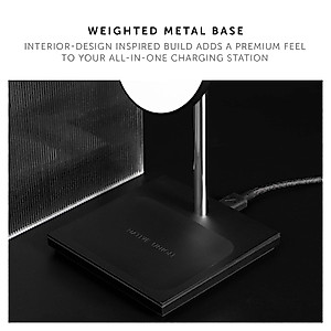 Native Union Snap 2-in-1 Magnetic Wireless Charger – Charging Stand for iPhone 15, 15 Plus, 15 Pro, 15 Pro Max with Wireless Pad for AirPods Gen 3, Pro 2 – Adjustable Angle & Discreet LED Indicators