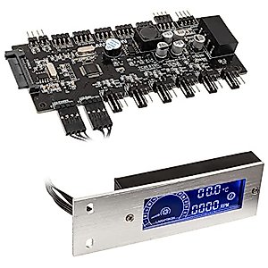 Lamptron TC20 Sync Edition PCI RGB-Lüfter und LED-Controller - Silber