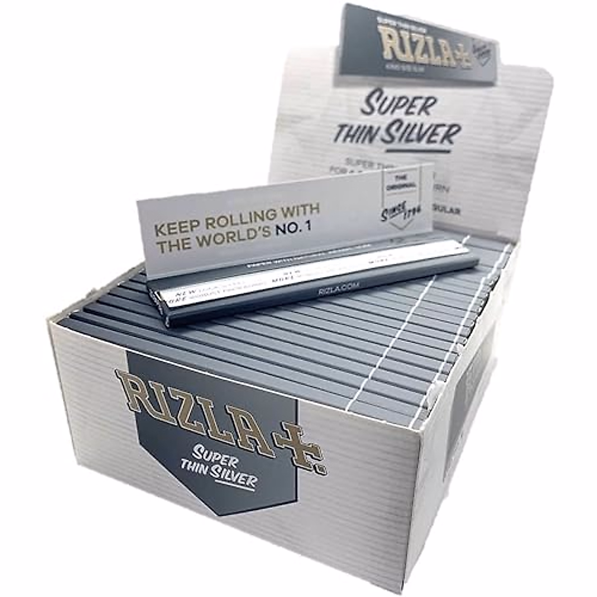 Rizla Rolling Paper, Silver, kingsize slim