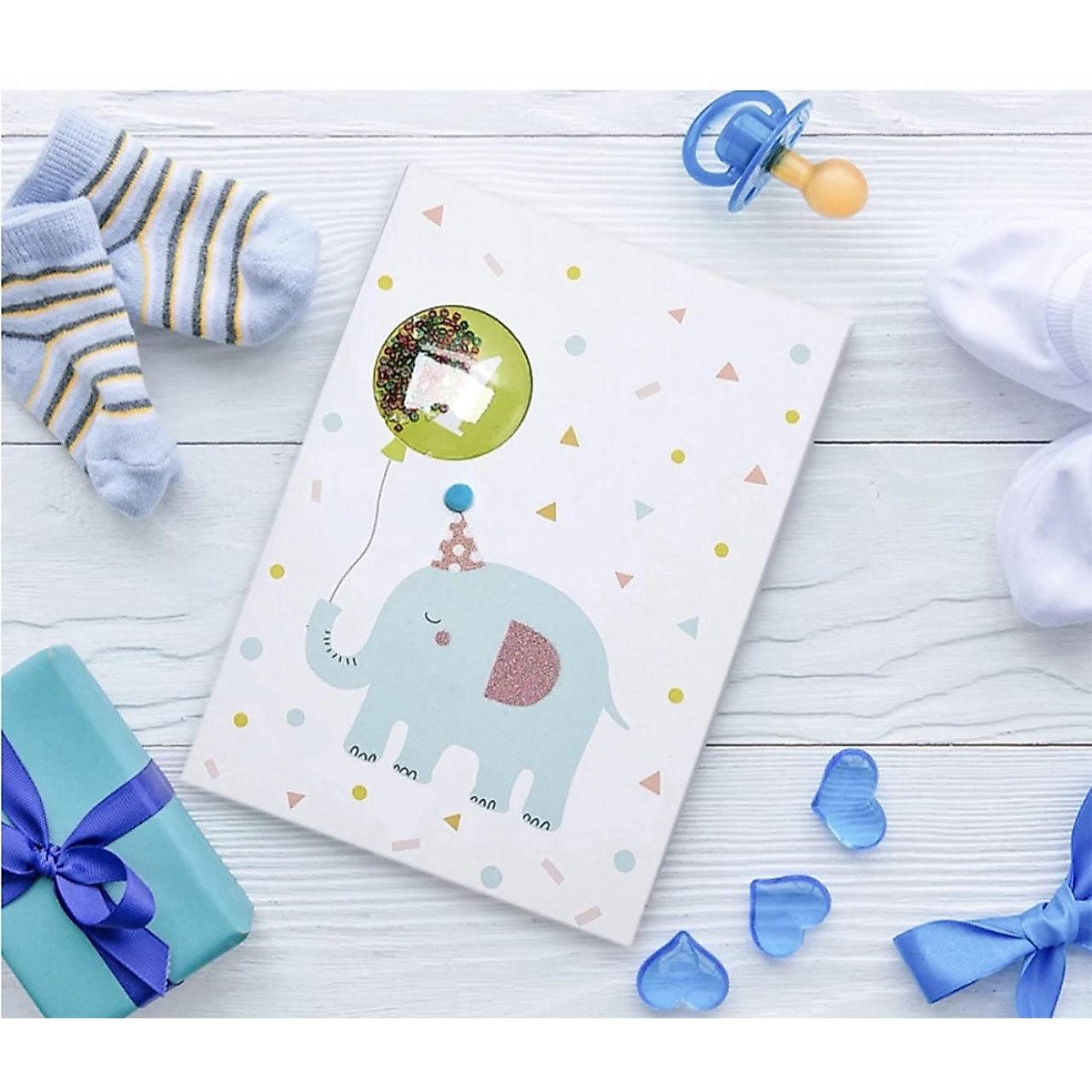 First Birthday Greeting Cards (2-PK One & Elephant)