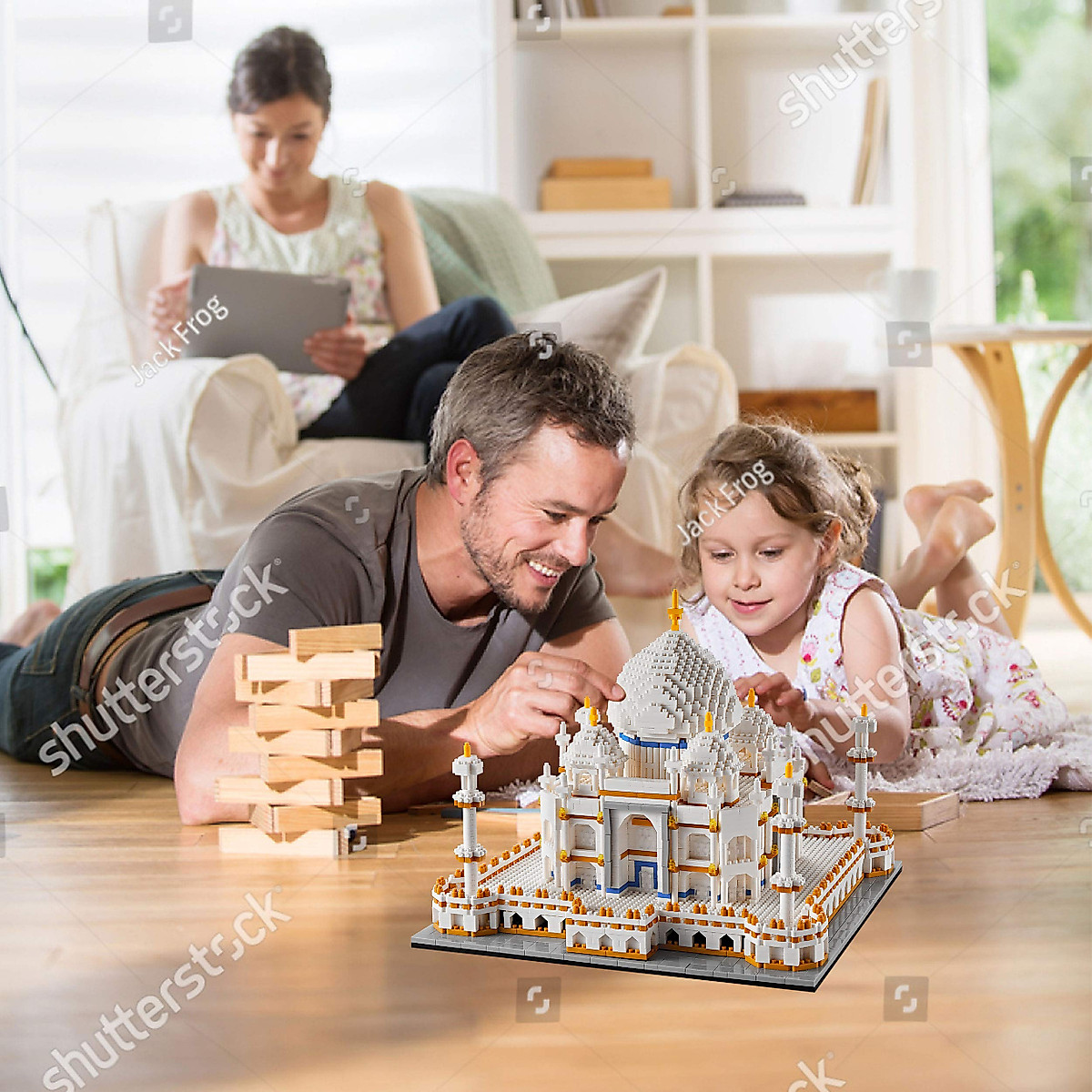 KLMEi Micro Mini Blocks Architecture Taj Mahal Building Set Landmarks Collection Model Kits Idea Toys Presents for Adults and Kids Age of 14+ 3950 Pieces