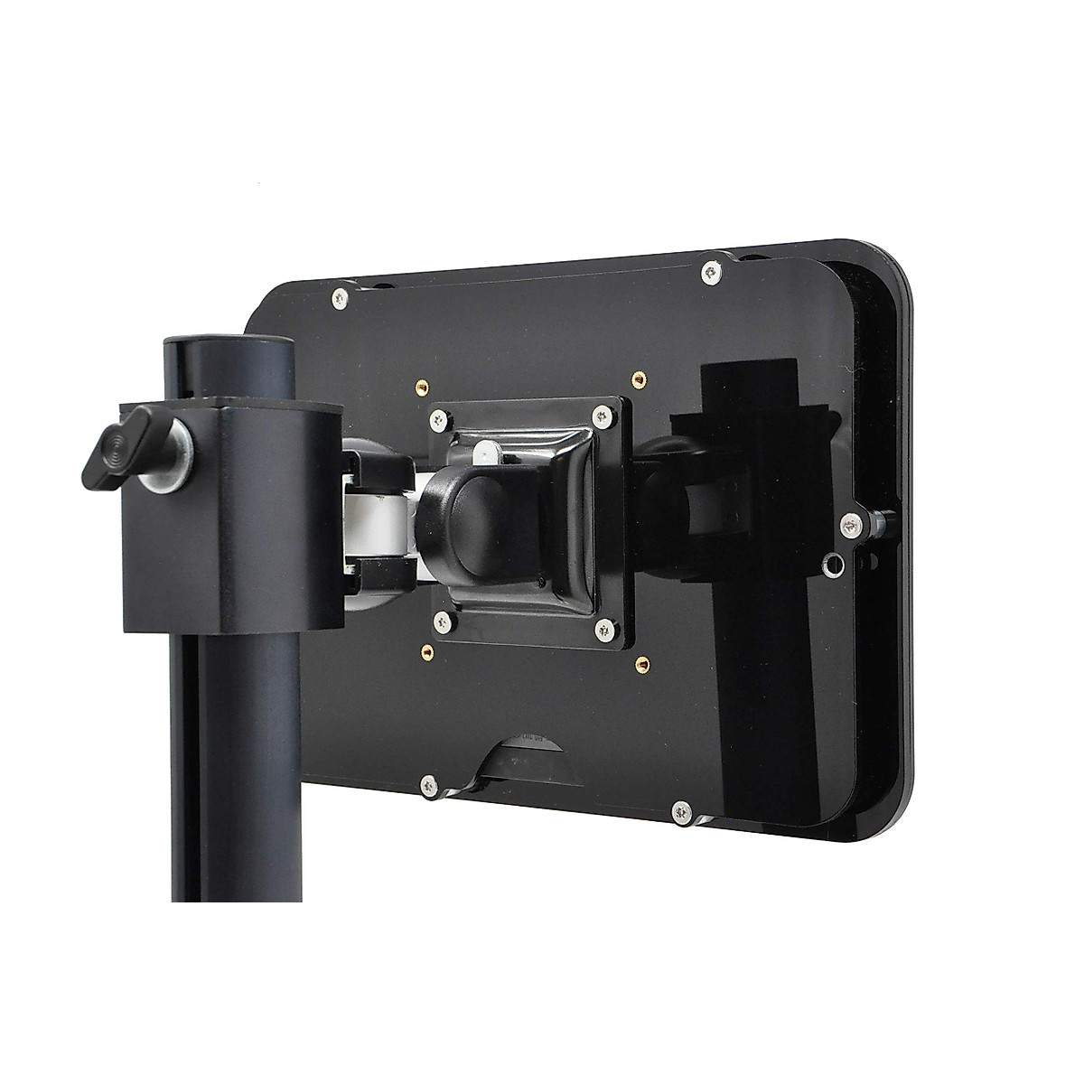 TABcare Security Anti-Theft Acrylic Case for MS Surface Go 1 2 3 as Kiosk, POS, Store, Show Display. Configured as VESA, Wall Mount, Desktop Stand (Black, Wall Mount)