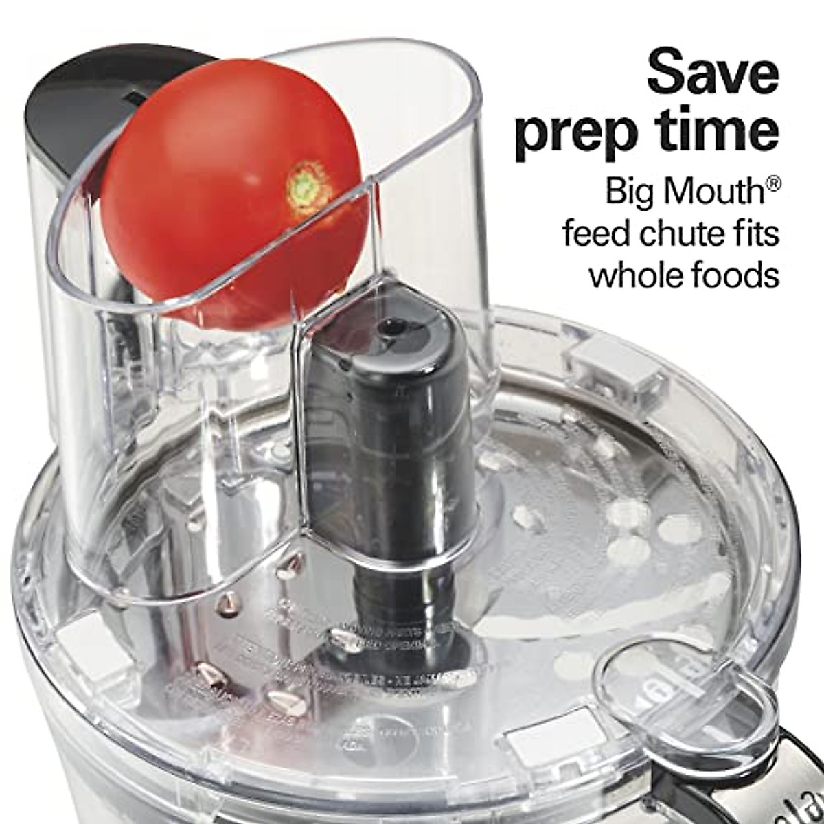 Hamilton Beach Big Mouth Duo Plus 12 Cup Food Processor & Vegetable Chopper with Additional Mini 4 Cup Bowl, Black (70580)