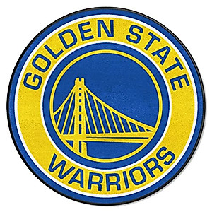 FANMATS 18835 NBA Golden State Warriors Roundel Mat , 27" Diameter