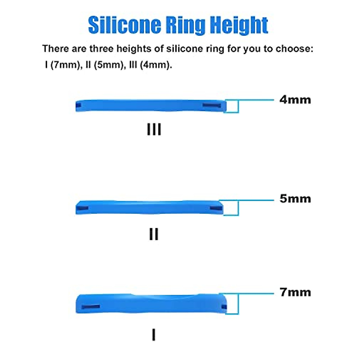 AMVR 6 Pair Glasses Spacer for Oculus Quest 2, VR Lens Protector Accessories Silicone Anti-Scratch Ring to Protect Headset Lens and Glasses Compatible with Meta Quest 1/Rift S/Go（Red & Blue, Black）