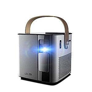 Thick Support 4K 3D Home Theater Projector 1080p Video Game Proyector Beamer with 12000 mAh Battery