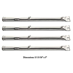 Sunshineey Gas Grill Replacement Parts Kit Stainless Steel Burner, Heat Plate, Carry Over Tube for Charbroil 463241113, 463449914 Model(Repair Kit)