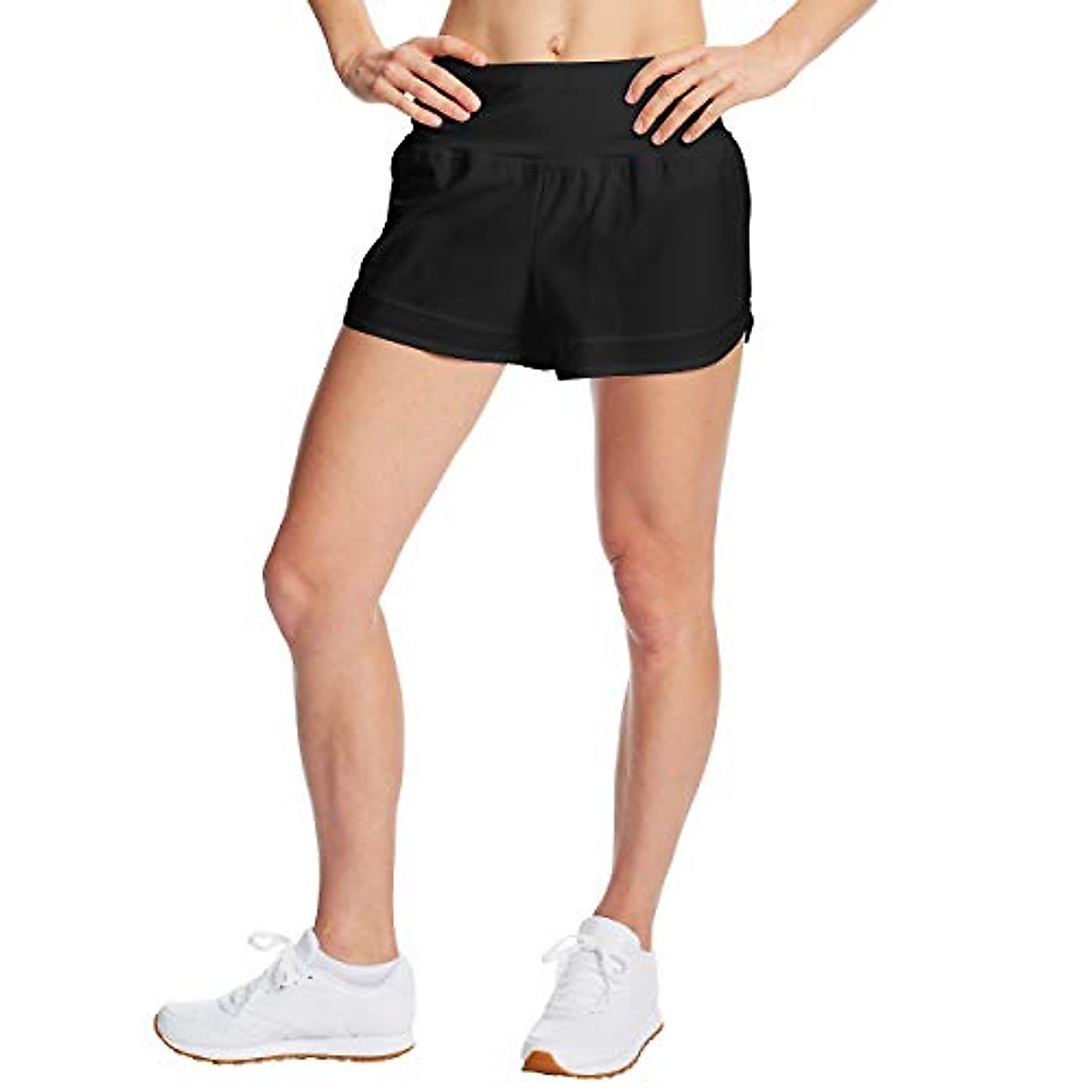 C9 Champion Women's 3.5" Knit Premium Running Shorts, Ebony, XL