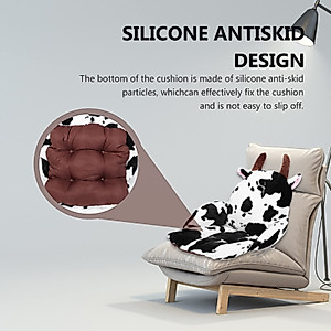 HANABASS Pad: Sofa Backrest Pillows: Home Bed Ties Accessories Floor Cute Car Bedroom Cow Pattern Cushions Couch Pads with Print Chair Pad Adorable Rest Outdoor Animal Warm