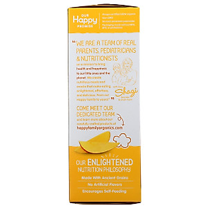 Happy Baby Organic Mango & Pumpkin Teether Crackers 12 Count, 1.7 OZ