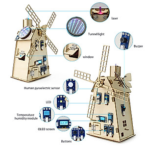 STRAYSNAIL Smart Home Starter Kit for Arduino Project, DIY Home Automation Kit for Beginner Teens Adults, Programmable Electronic Kits for Learning and Teaching