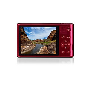 Samsung WB30F 16.2MP Smart WiFi Digital Camera with 10x Optical Zoom and 3.0" LCD Screen (Red) (OLD MODEL)