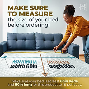 Golden Home Essentials 60in x 80in Sleeper Sofa Support Board Queen Size, Bed Boards for Under Mattress Bunkie Board Queen, Under Mattress Support Board Queen for Pull Out Couch Mattress