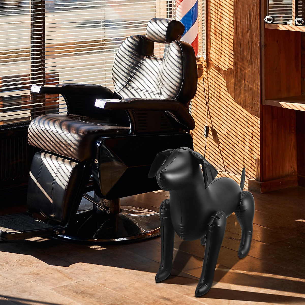 Mobestech Costumes Inflatable Dog Clothes Display Model Dog Party Decorations Self Standing Inflatable Dogs Dog Mannequin Inflatable Dog Clothing Model Stage Prop Toy PVC Pet