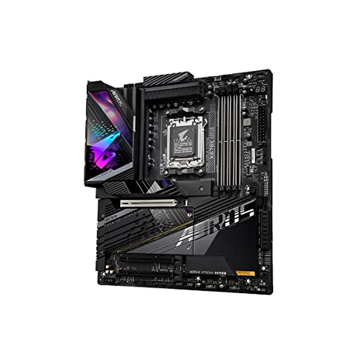GIGABYTE X670E AORUS Xtreme (AM5/ LGA 1718/ AMD/ X670E/ EATX/ 5 Year Warranty/ DDR5/ Quad M.2/ PCIe 5.0/ USB 3.2 Gen2X2 Type-C/Intel WiFi 6E/ AQUANTIA 10GbE LAN/Q-Flash Plus/Motherboard)