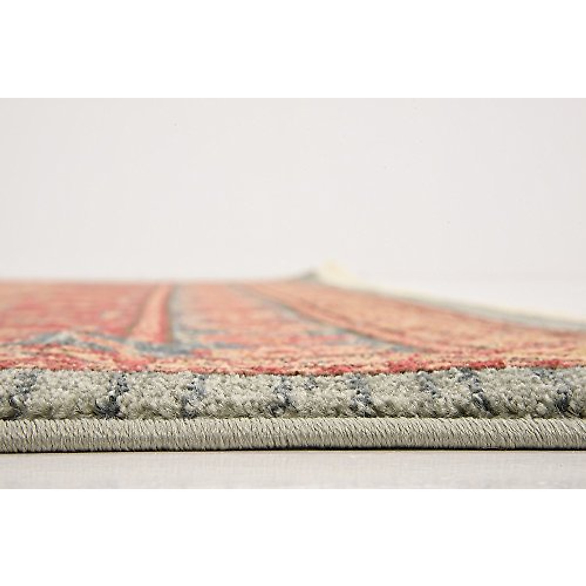 Unique Loom Sahand Collection Traditional Geometric Classic Light Blue Area Rug (7' 0 x 10' 0)