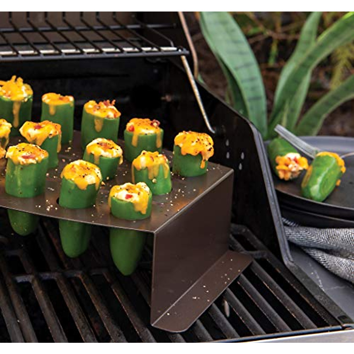 Nordic Ware 365 Indoor/Outdoor Chicken Leg Griller and Jalapeno Roaster