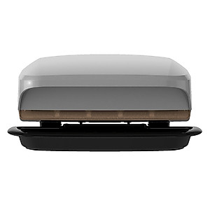 George Foreman GR260P 4 Serving Classic Plate Grill, Platinum