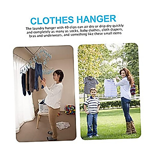HOMSFOU 1pc Drying Rack Hangers for Skirts Hanging Clothes Drying Rack Hanger for Pants Underwear Drying Rack Hanging Drying Rack Socks Drying Racks Multi-Purpose Hanger Socks Clips Sock