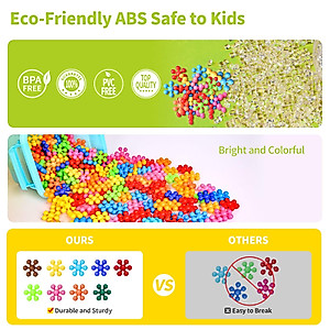 CPSYUB Interlocking Building Discs Sets, 200PCS Stem Building Blocks for Kids Ages 4-8, Connect Blocks Educational Toys for Classroom Kindergarten, Christmas Birthday Gifts for Preschool Boys Girls
