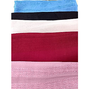 Prayer Rug with Scarf and 99 Beads,Floral Pouch,Travel Prayer Rug, Prayer Rug Gift Set,Taffeta Prayer Rug,5 It’s a Lovely Gift for Birthday, Ramadan, Gift for Eid. Muslim Gift (Cream Scarf Set)