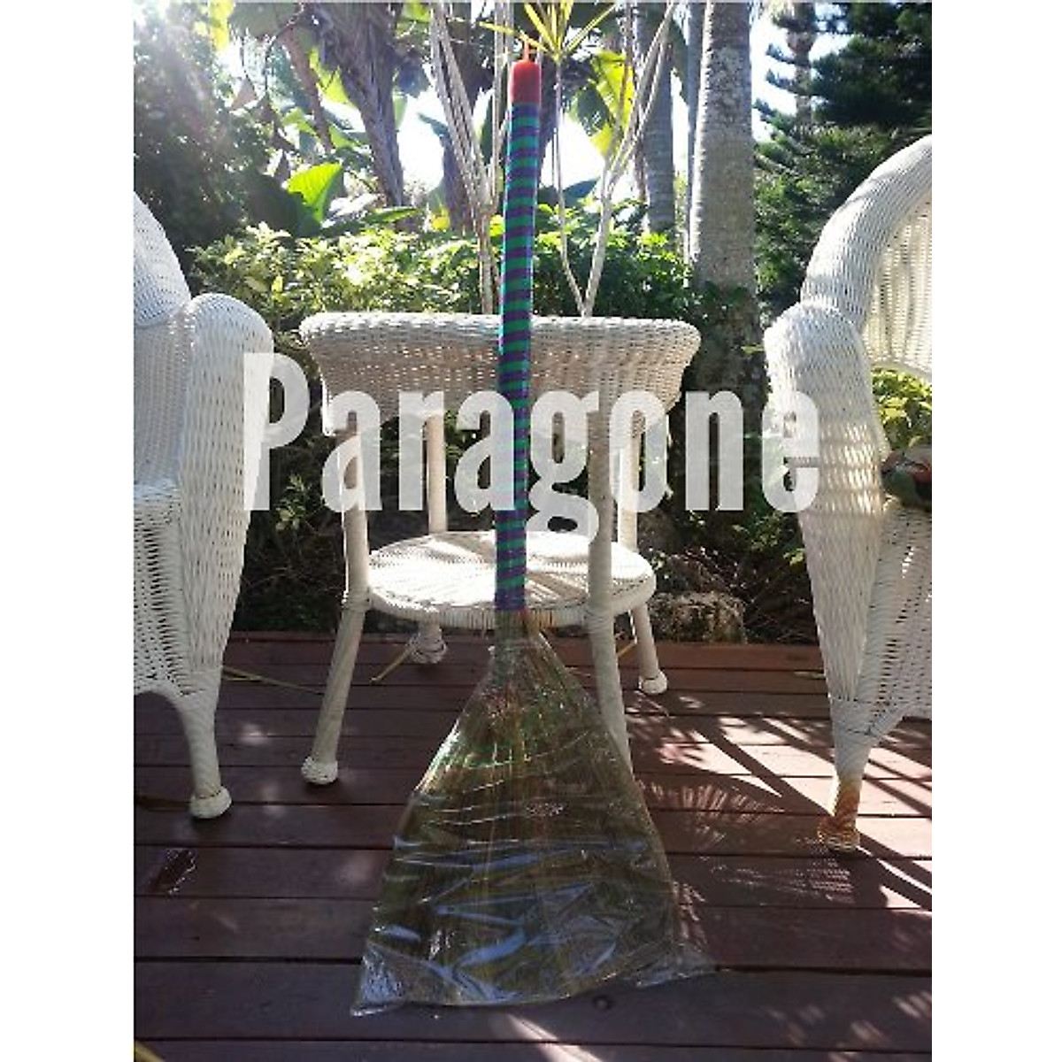 All Natural Vietnamese Straw Brooms (37 Inch) - 3 Brooms