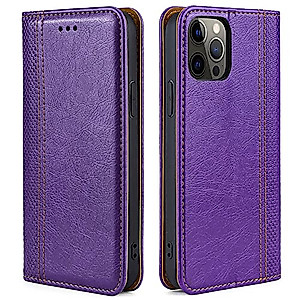Fansipro Wallet Folio Case for Oppo Reno 2 F, Premium PU Leather Slim Fit Cover for Reno 2 F, 1 Card Slot, Unique Design, Purple