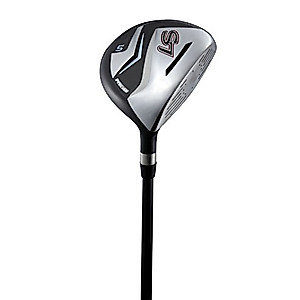 Precise S7 Tall Men’s (6'1" to 6'4") Right Handed Complete Golf Club Set, Include 460cc Driver, 3 Wood, 5 Wood, 24* Hybrid, 5-9 PW Irons, Sand Wedge, Putter, Deluxe Stand Bag & 4 Headcovers, Black/Red