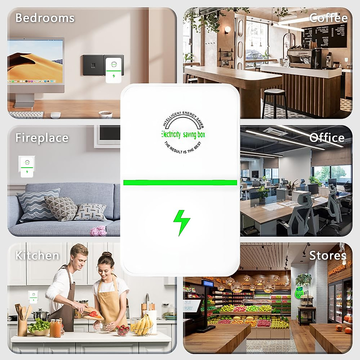 6pcs Energy Saving Device, 2024 New Stop Wasting Electricity Saving Box