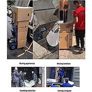 WTHOME Hand Truck Stair Climber Electric, 200 kg Capacity - Sack Rodel Labor-Saving Hand Truck, with Maintenance-Free Brushless Motor, Removable Battery, S-Shaped Support Arm