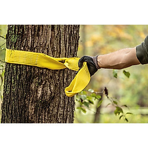 Keeper - 30’ x 6" Emergency Vehicle Towing and Recovery Strap - 30,000 lbs. Max Vehicle Weight and 60,000 lbs. Break Strength