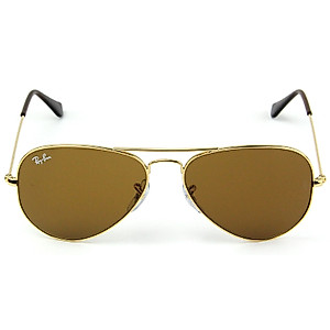 Ray-Ban RB3025 001/33 Gold Frame/Crystal Brown Lens 55mm