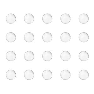 uxcell 4.5mm Solid Round Clear Glass Ball Boiling Stones Soda Lime Glass Beads 200pcs