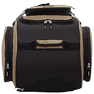 Wrangler Wesley Rolling Duffel Bag, Tannin, Large 30-Inch