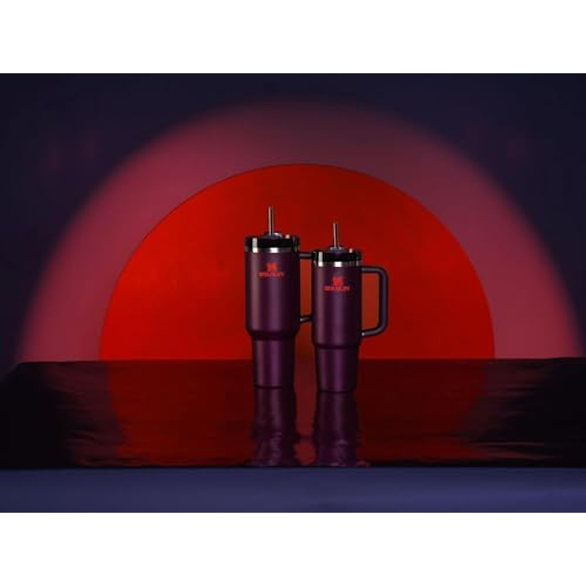 Stanley Quencher H2.0 Tumbler with Handle and Straw 30 oz | Flowstate 3-Position Lid | Cup Holder Compatible for Travel | Insulated Stainless Steel Cup | BPA-Free | Plum